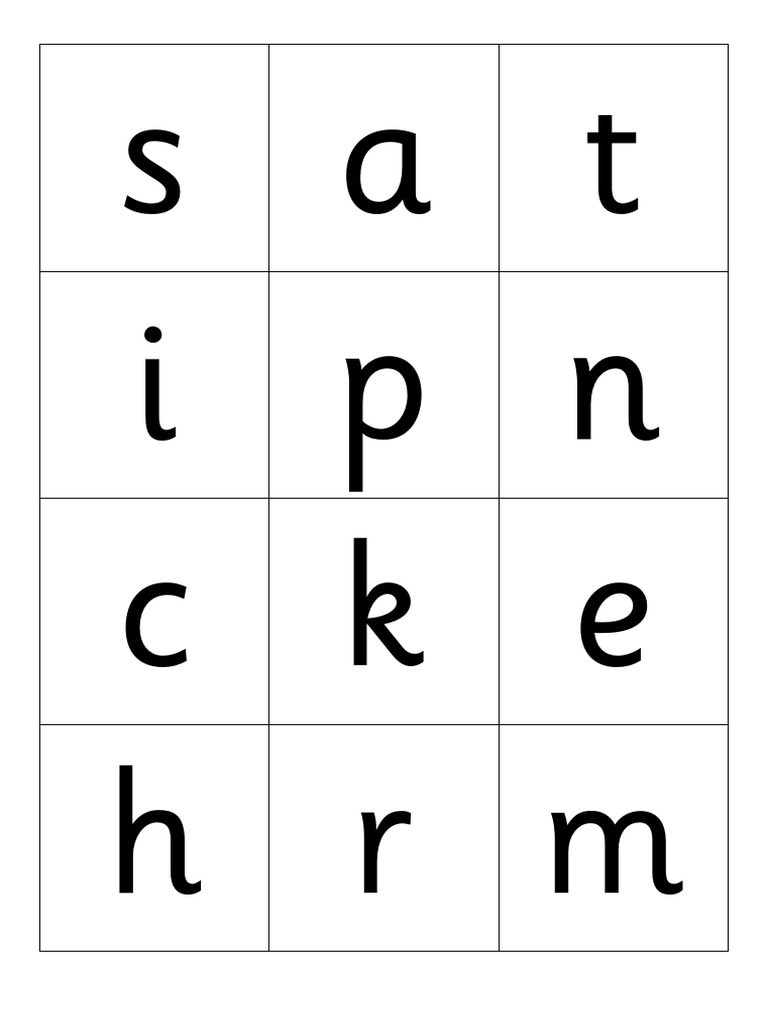 Step 1 Letter Sounds 1 | PDF