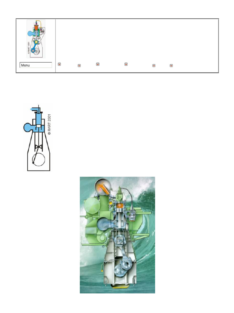 Uniflow and Loop Scavenging | PDF | Piston | Engines