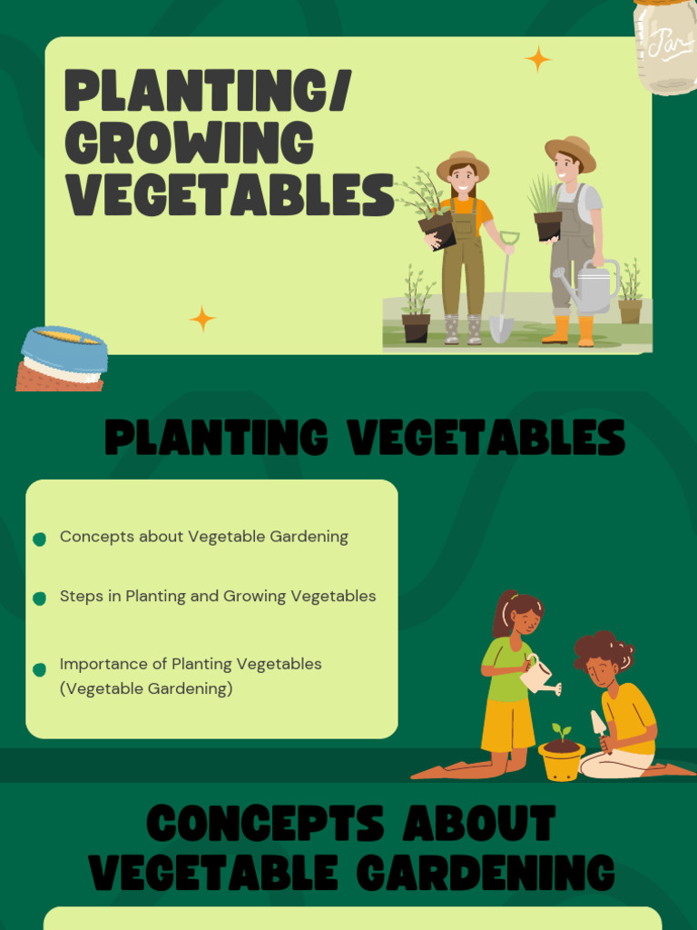 Planting-or-Growing-Vegetables | PDF | Vegetables | Mulch