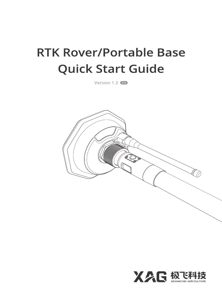 RTK Rover - Portable Base Quick Start Guide-V1.3 EN | PDF | 4 G ...