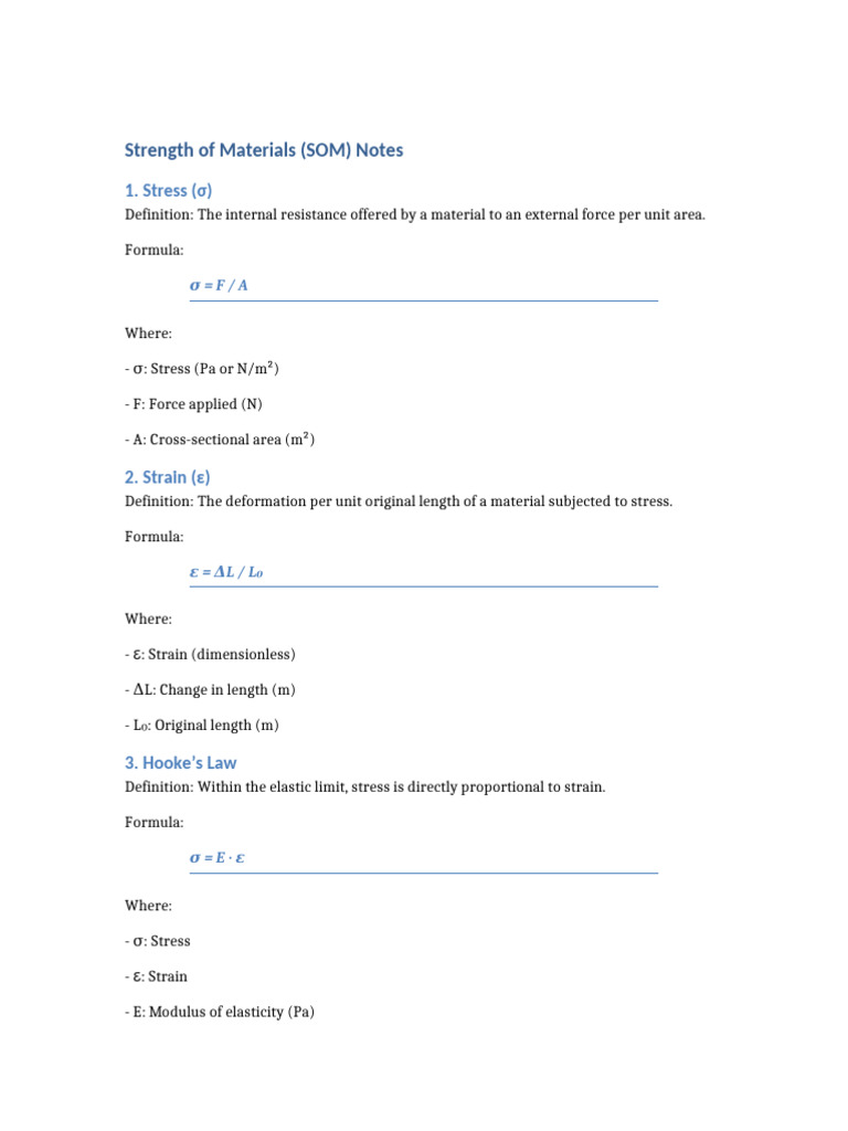 SOM Notes | PDF
