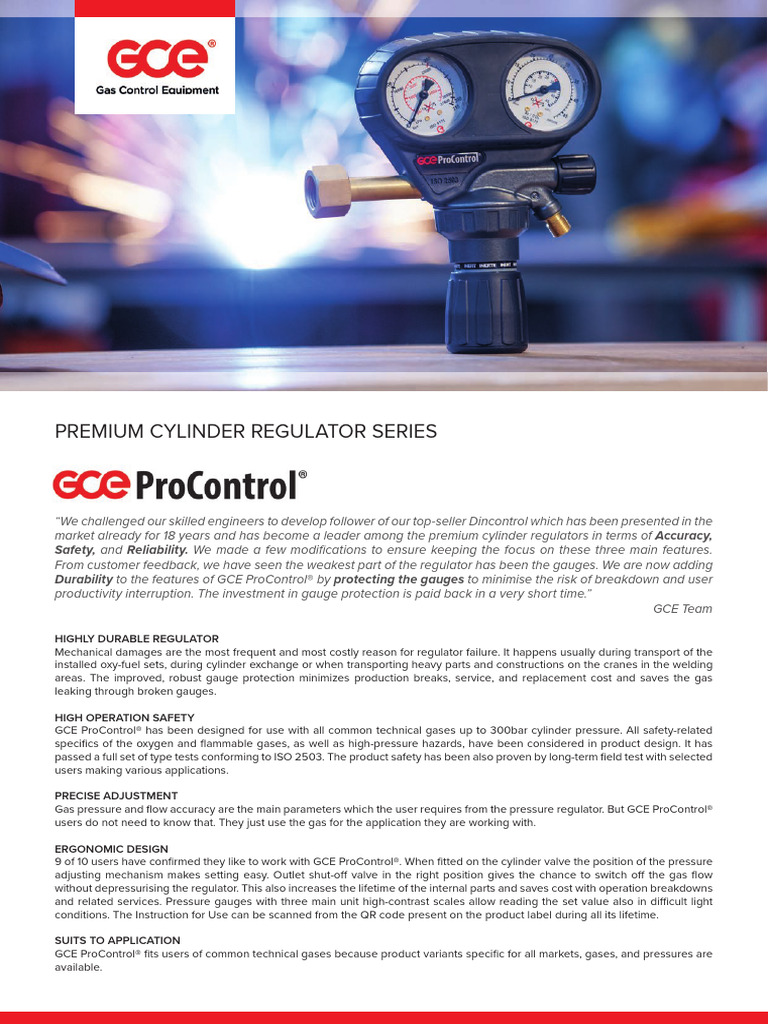 procontrol | PDF | Valve | Gases