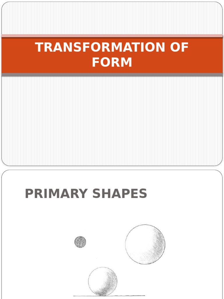Transformation of Form | PDF