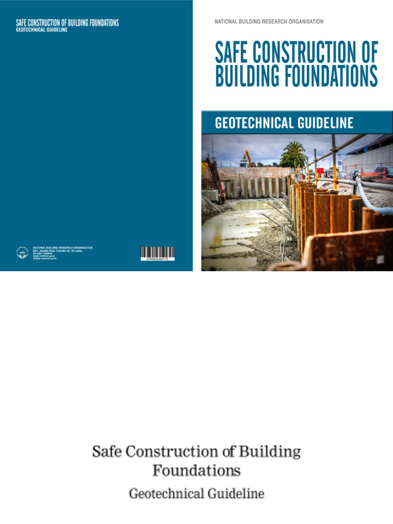 Safe Construction of Building Foundations Geotechnical Guidline | PDF ...