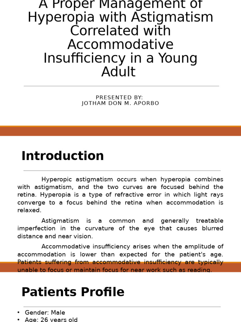 APORBO, JD M. - A Proper Management of Hyperopia With Astigmatism ...