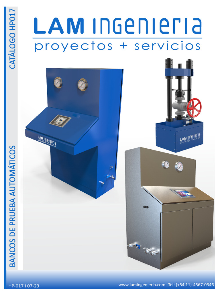 HP 017 LAM INGENIERIA Catalogo Completo | PDF | Presión | Bomba