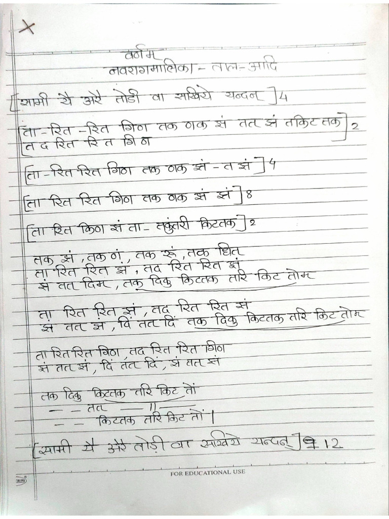 Varnam Notes_011235 | PDF