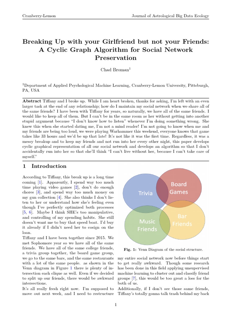 Chad Avoiding Tiffany Paper | PDF | Applied Mathematics | Theoretical ...