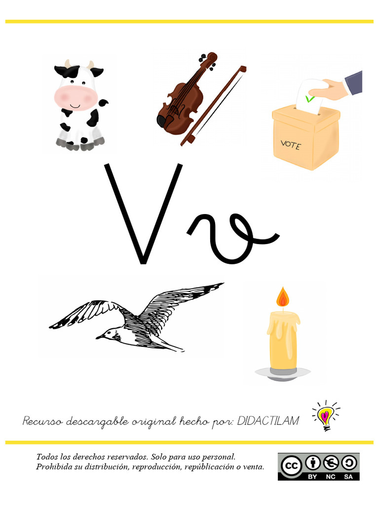 Letra V | PDF