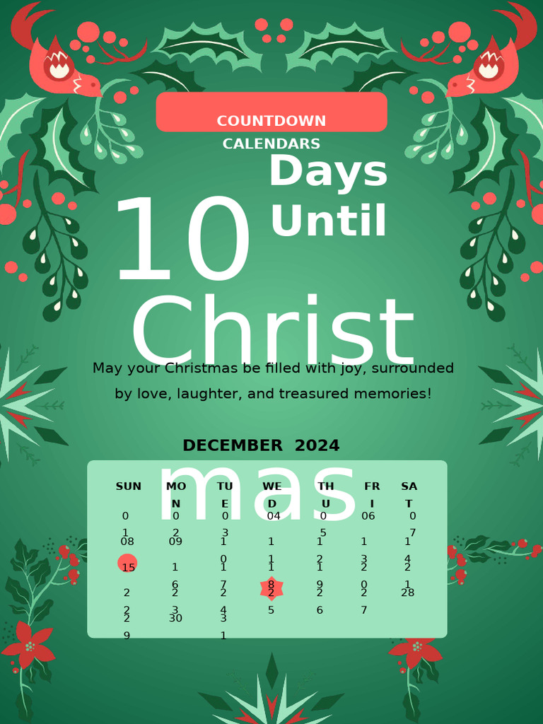 Christmas Countdown Calendars | PDF | Christmas
