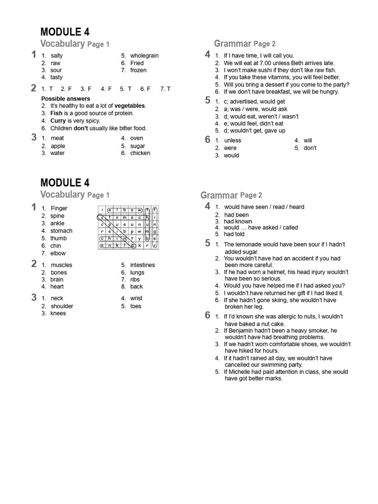 Review Module 4 Answers | PDF