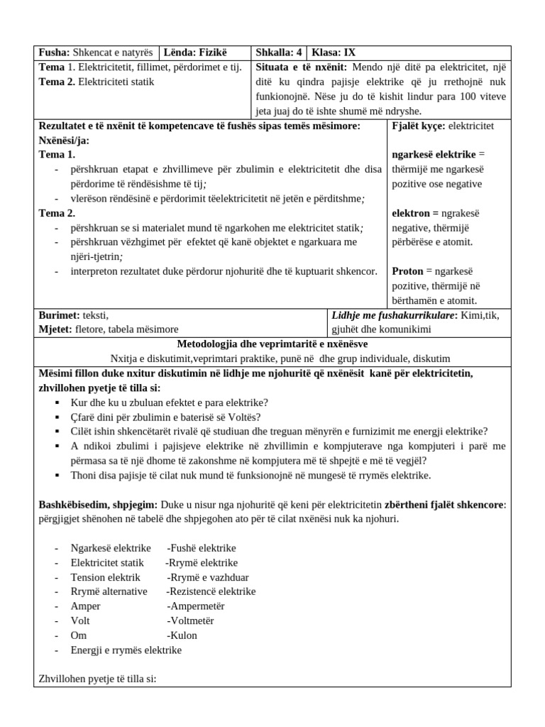 Ditare Fizika 9 DT 13.10.2024 | PDF