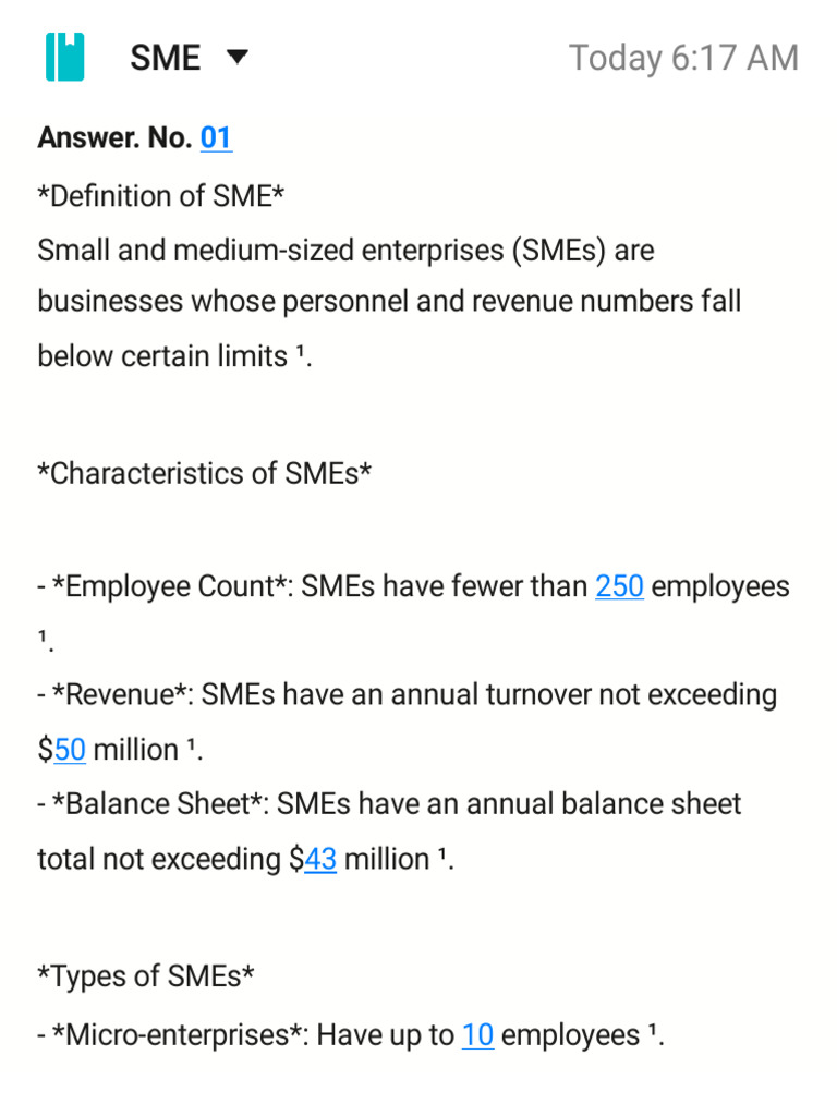 SMEs | PDF | Small And Medium Sized Enterprises | Quality Management