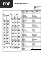 Denah Kursi Bus 50 Seat 2-2 | PDF