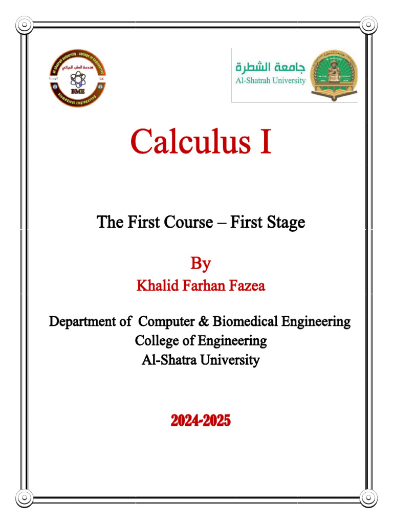 Calculus1 by Khalid Farhan Chapter 1 | PDF | Function (Mathematics) | Square Root