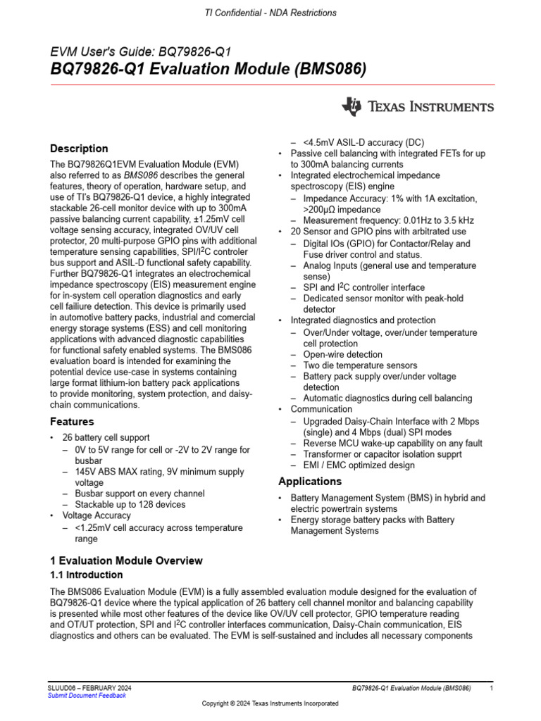 826 EVM UserGuide | PDF | Sensor | Electrical Engineering