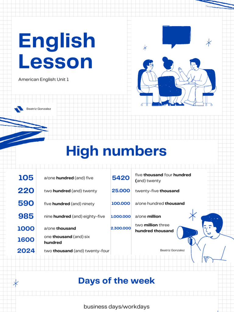 AF1 Vocabulary Unit 1 | PDF | Workweek And Weekend