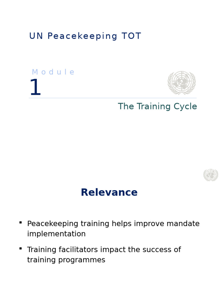 029-002 2022 - ToT M1 The Training Cycle - Compressed | PDF ...