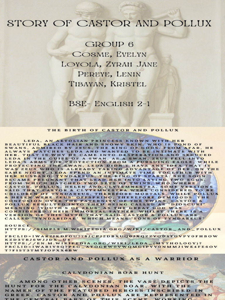 Castor and Pollux | PDF