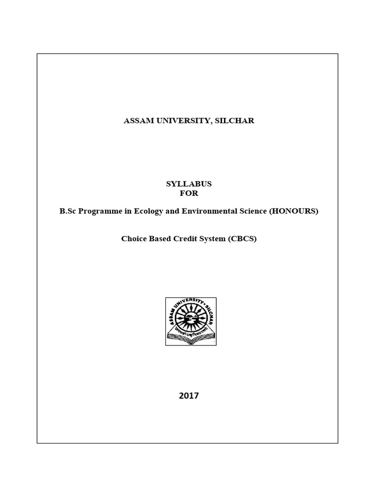 B.Sc Ecology & Environmental Science Syllabus | PDF | Soil | Earth Sciences