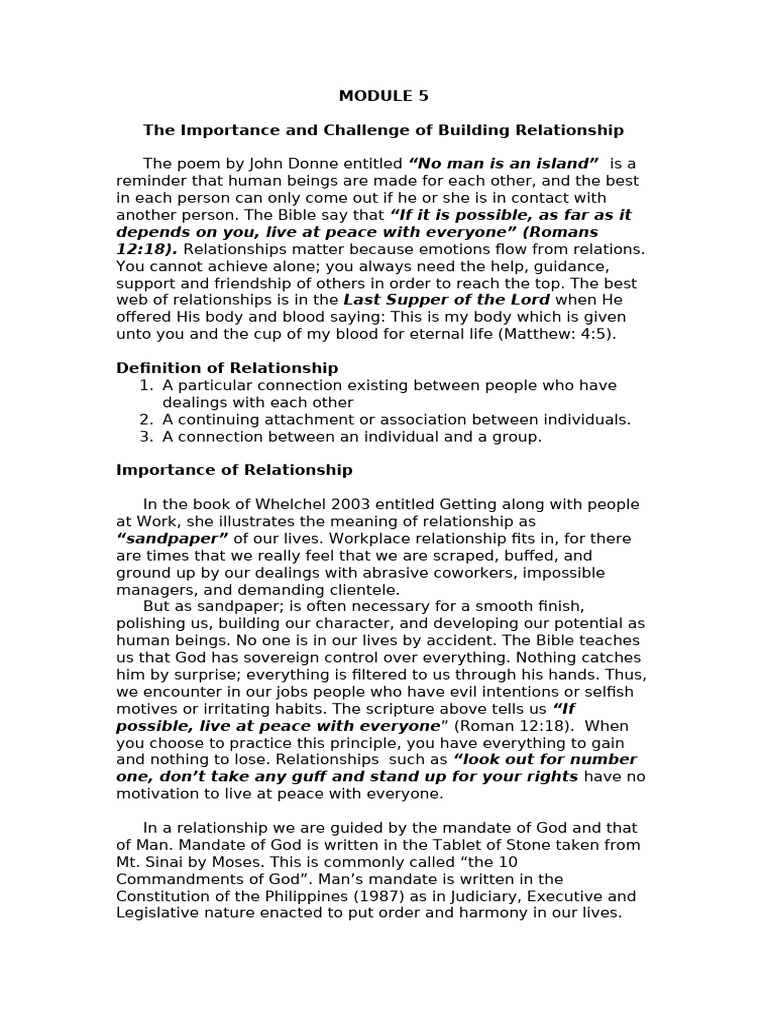 Building Successful Relationships at Work | PDF | Patience | Prayer