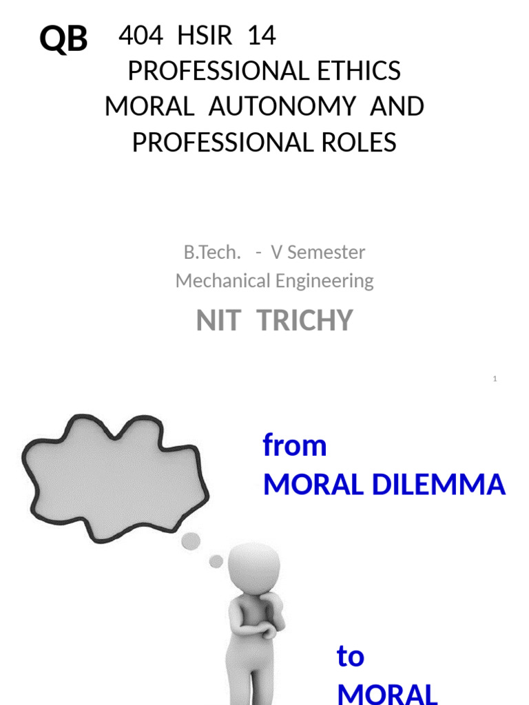 404 Pe Moral Autonomy | PDF | Autonomy | Morality
