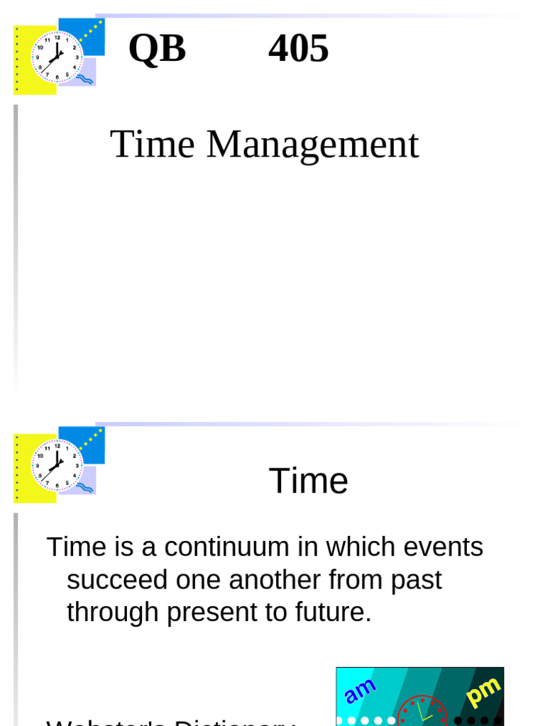 405 Pe Time Mangement. 03.08.2023 | PDF