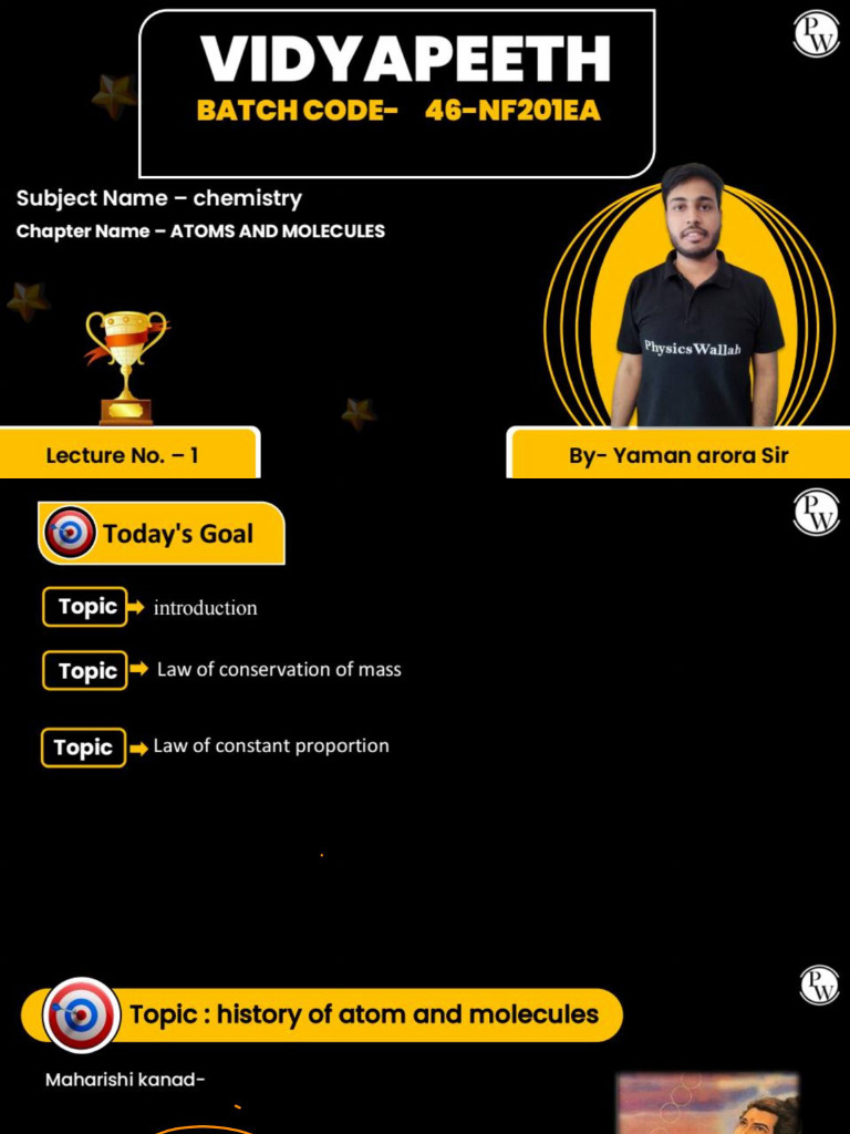 Atoms and Molecules _ DPPs | PDF