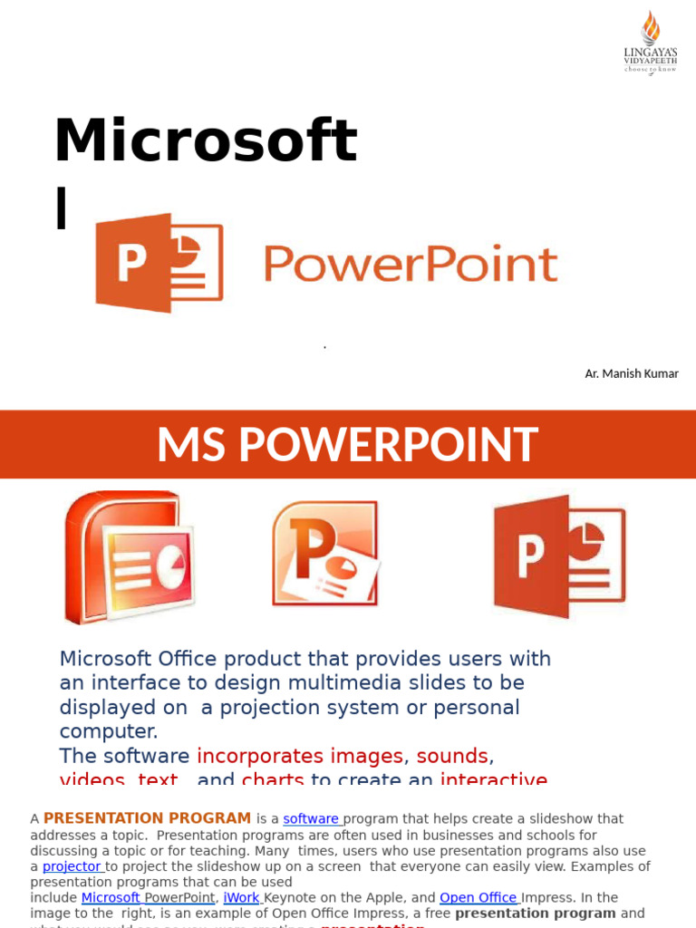 MS Powerpoint | PDF