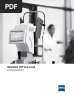 Barrett Universal II IOL Calculation | PDF