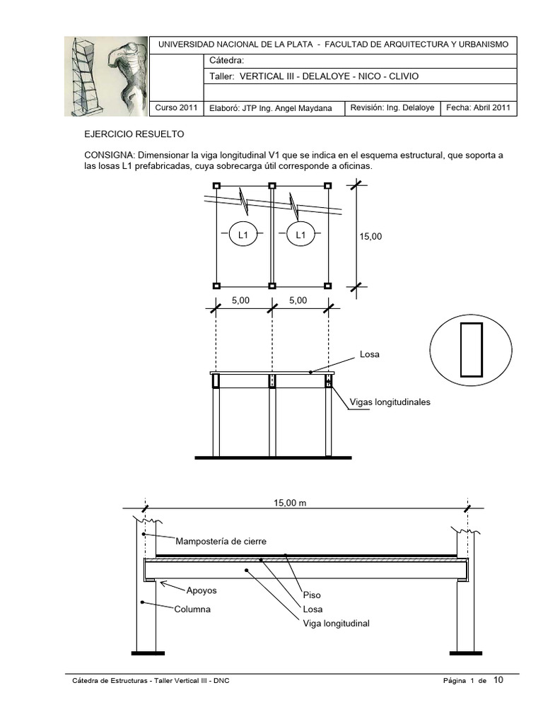 Dimensionamiento de Viga Pretensada | PDF | Viga (Estructura) | Estrés ...