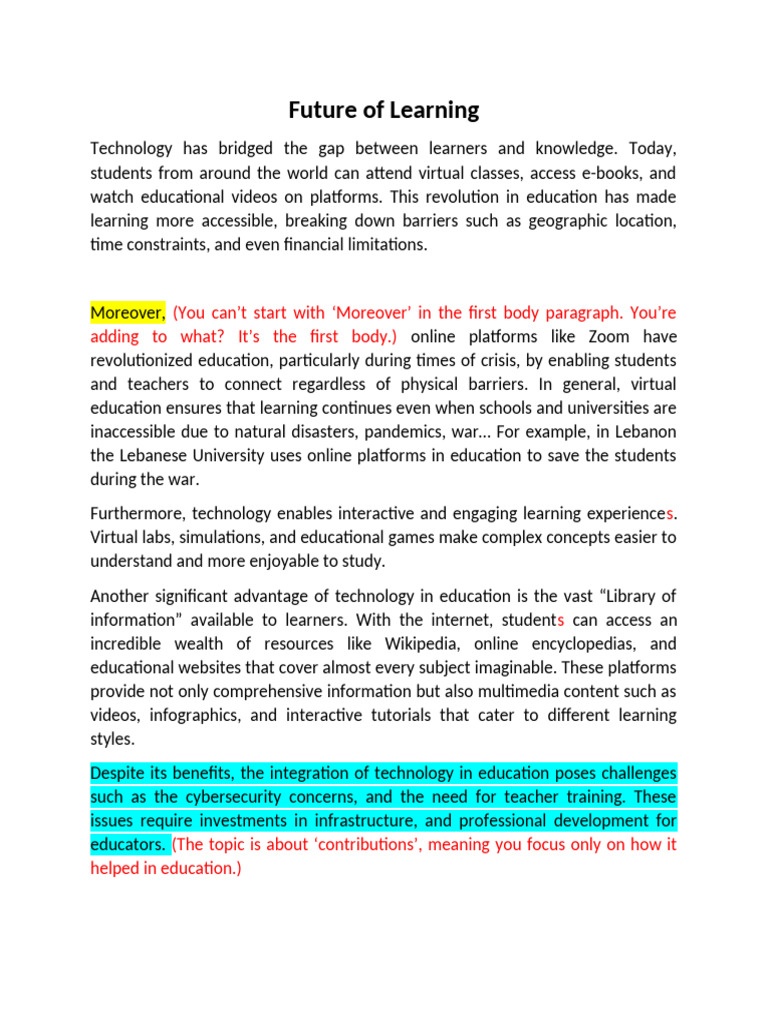 Future of Learning | PDF