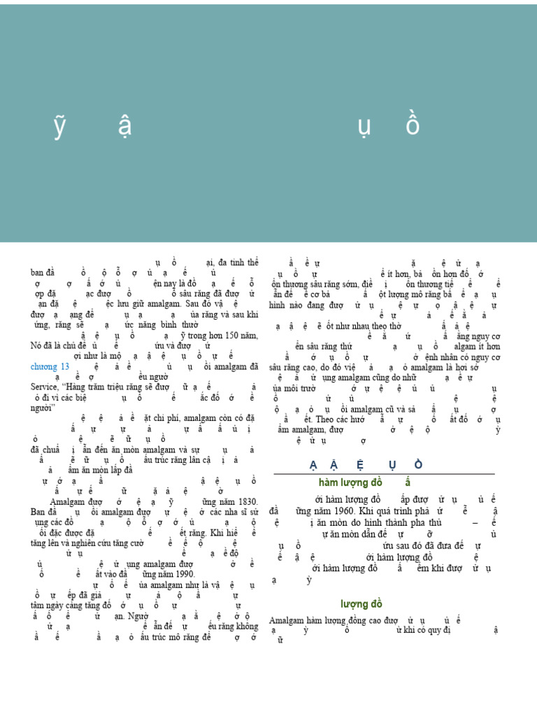 3b. (Text) Phục hồi amalgam | PDF