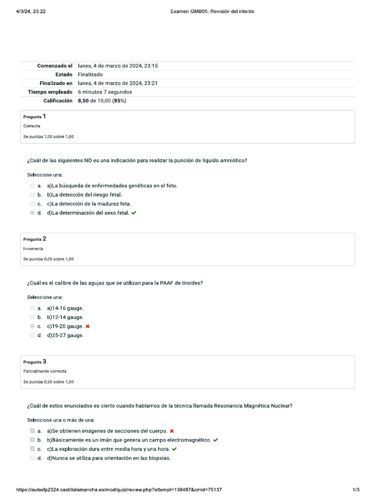 Examen 2 T5 GMB | PDF
