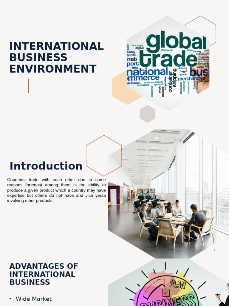 International Business Environment | PDF | Exports | Franchising