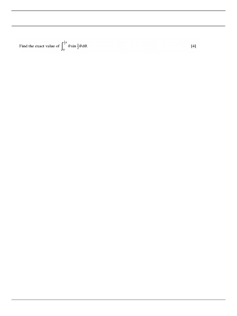 Integration A2 9709 Maths | PDF | Operator Theory | Functional Analysis