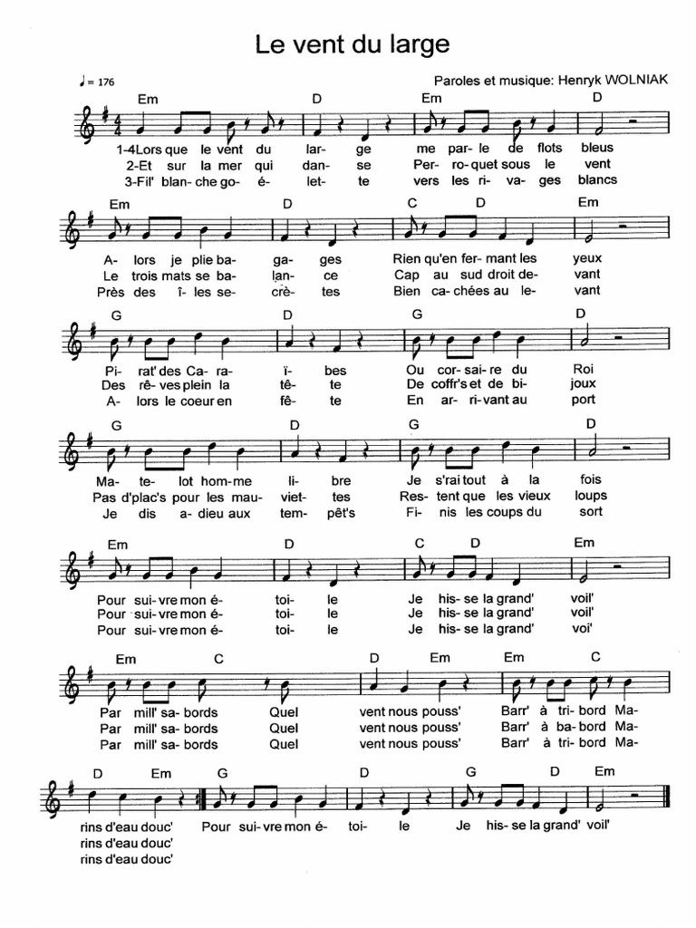 Le Vent Du Large | PDF