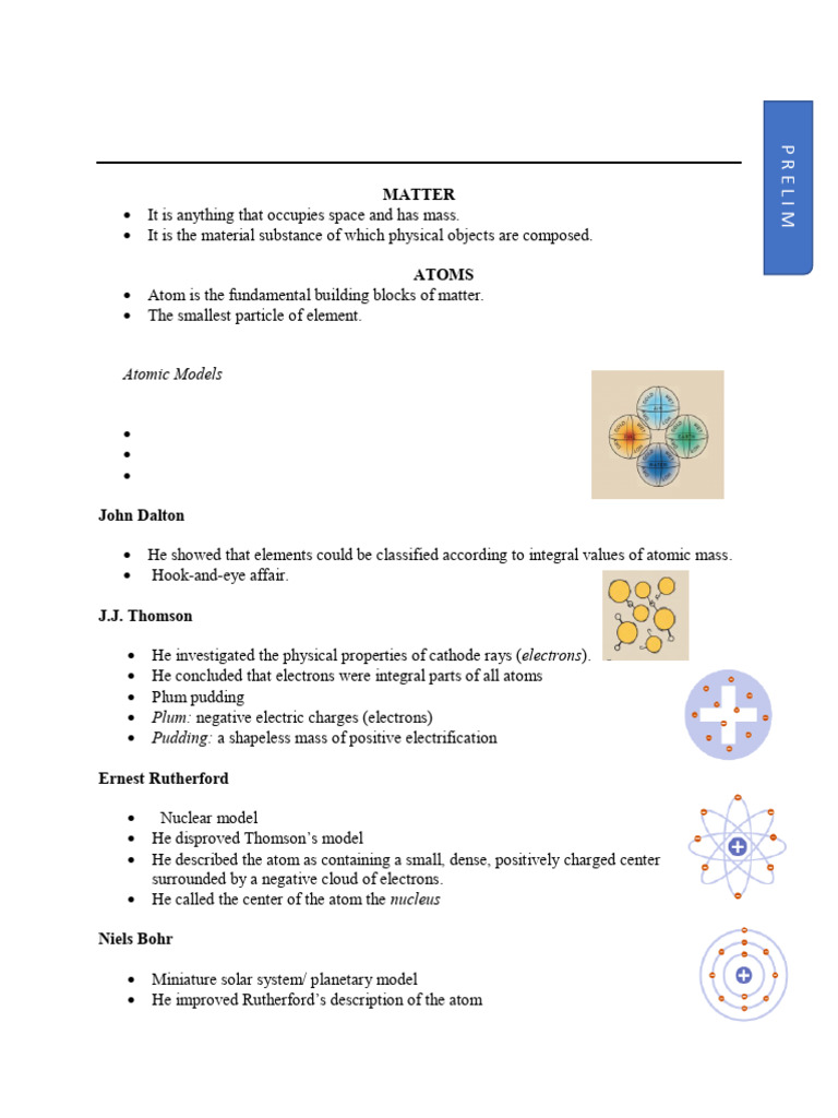 Handout #1 | PDF | Atoms | Atomic Nucleus