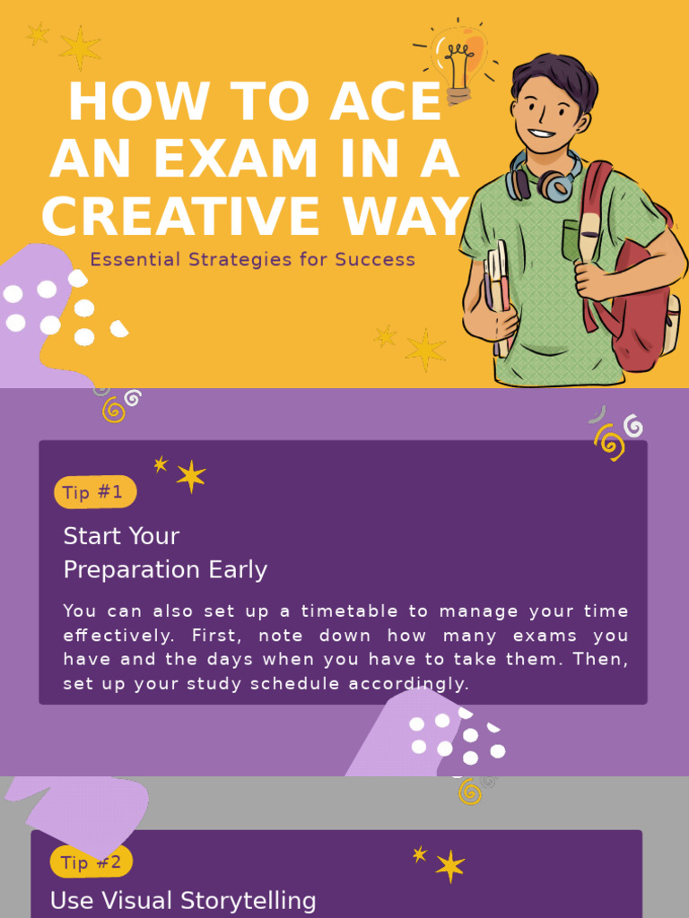 How to Ace an Exam in a Creative Way | PDF