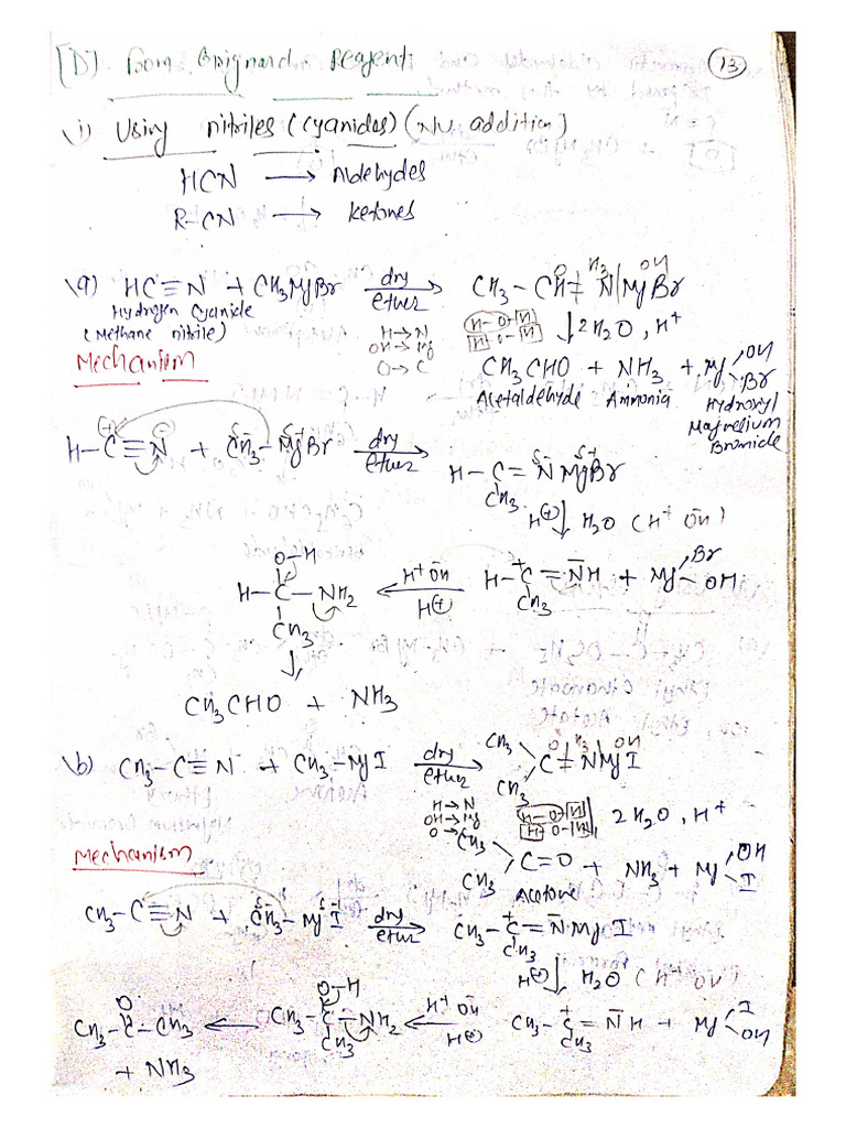 Mop of Aldehyde Notes | PDF