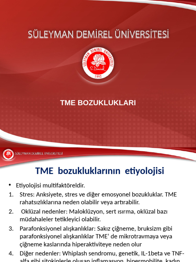 Tme Bozuklukları | PDF