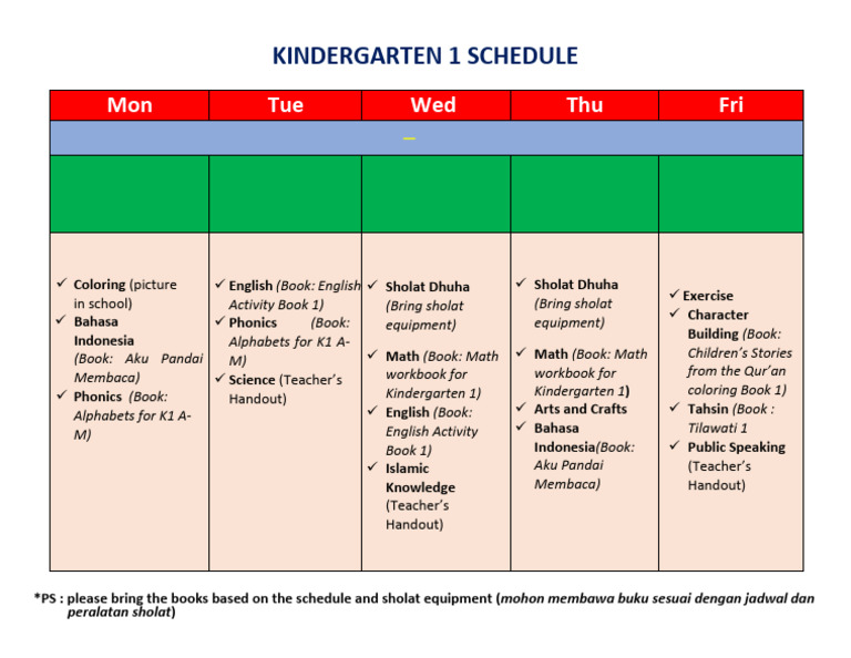 KIMS K1 Schedule | PDF