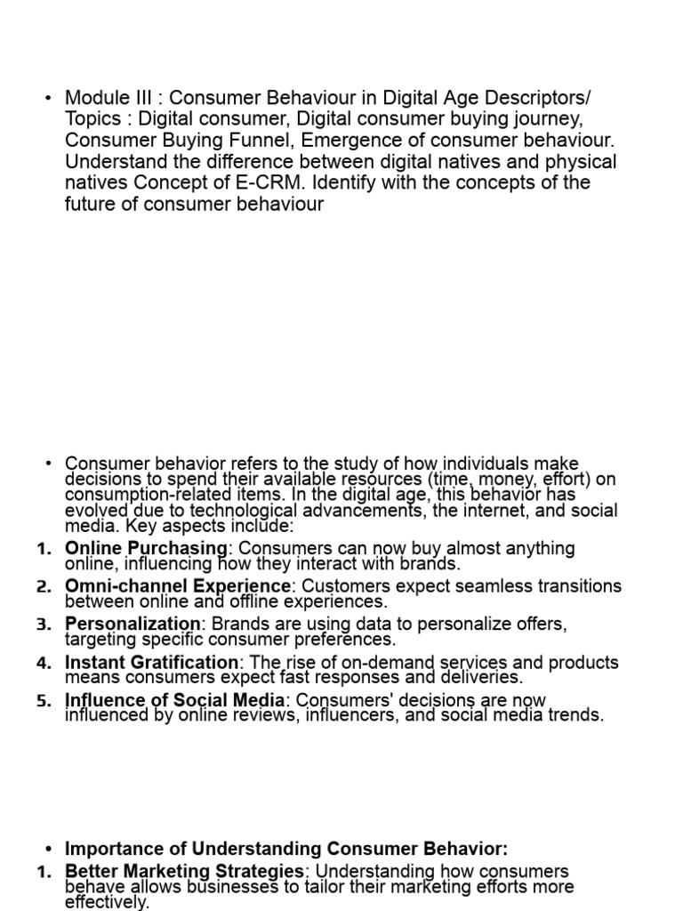 Module III | PDF | Consumer Behaviour | Behavior Module III | PDF | Consumer Behaviour | Behavior