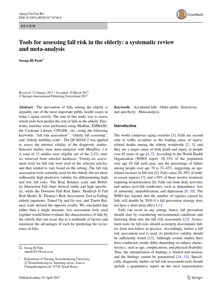 Park 2017 | PDF | Receiver Operating Characteristic | Sensitivity And Specificity