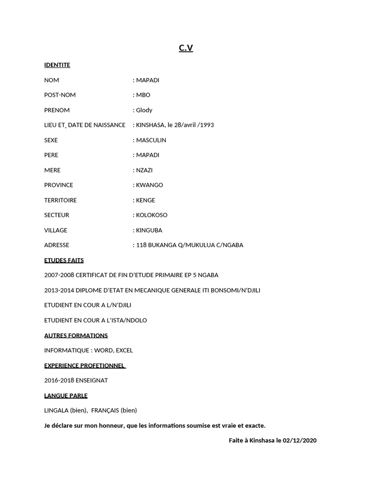 Curriculum MAPADI | PDF