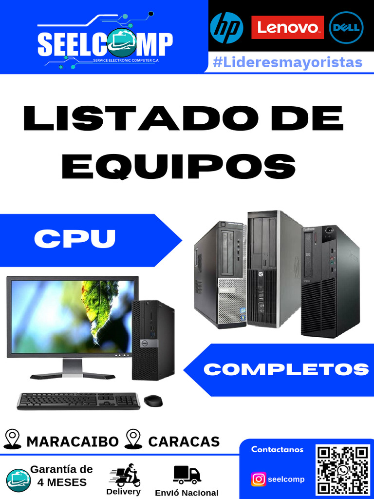 listado de computadoras | PDF | Arquitectura de Computadores | Datos de ...