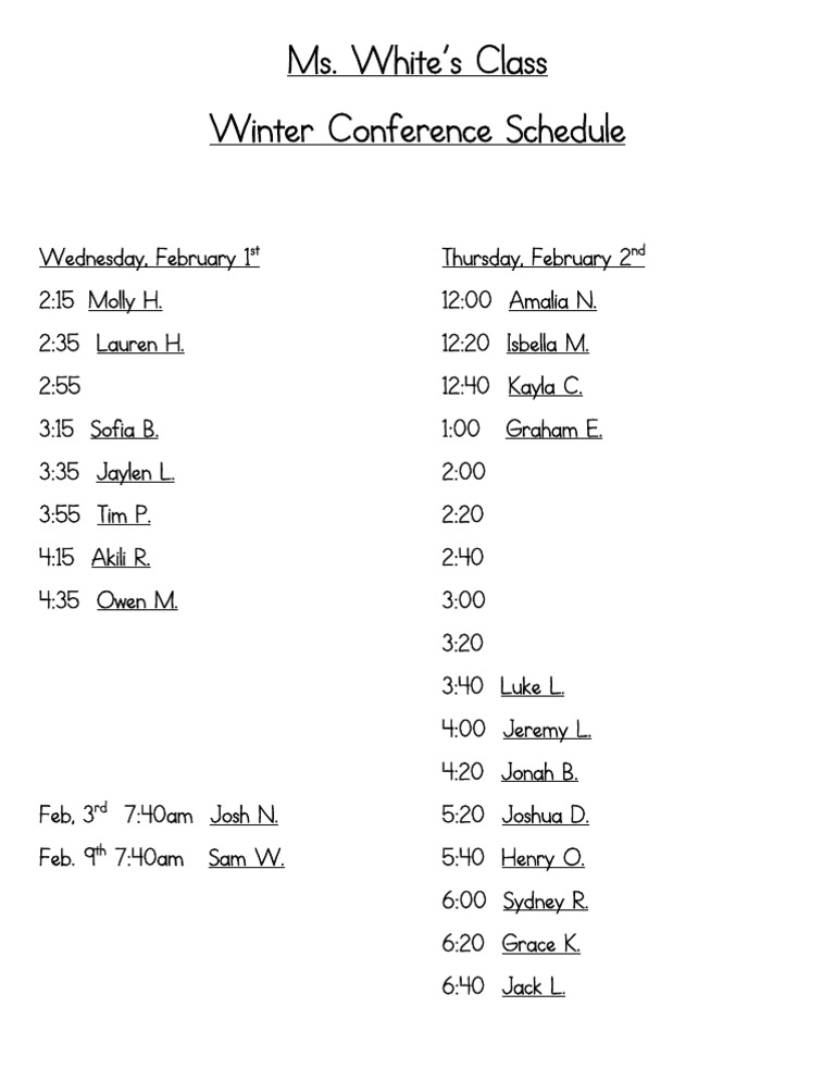 2011-2012 Winter Conferences | PDF