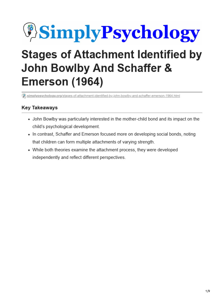 simplypsychology.org-Stages of Attachment Identified by John Bowlby And ...