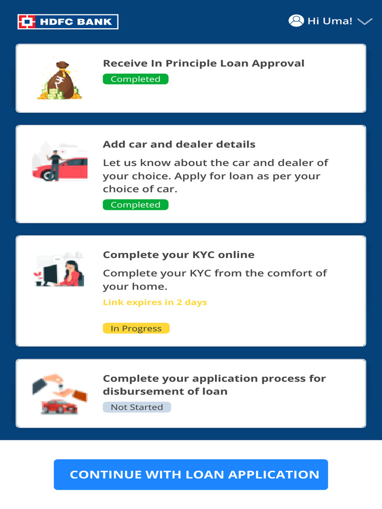 HDFC Bank Auto Loans | PDF