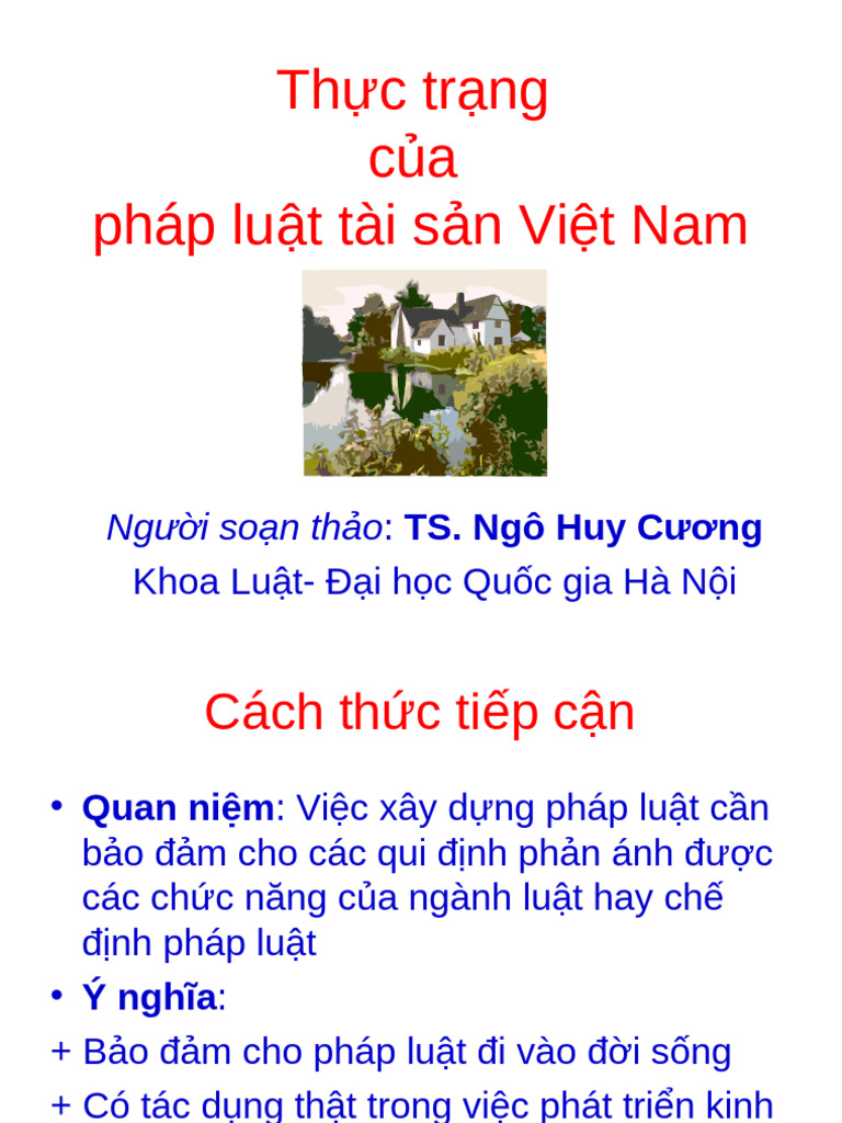 Thuc Trang Cua Luat Tai San | PDF